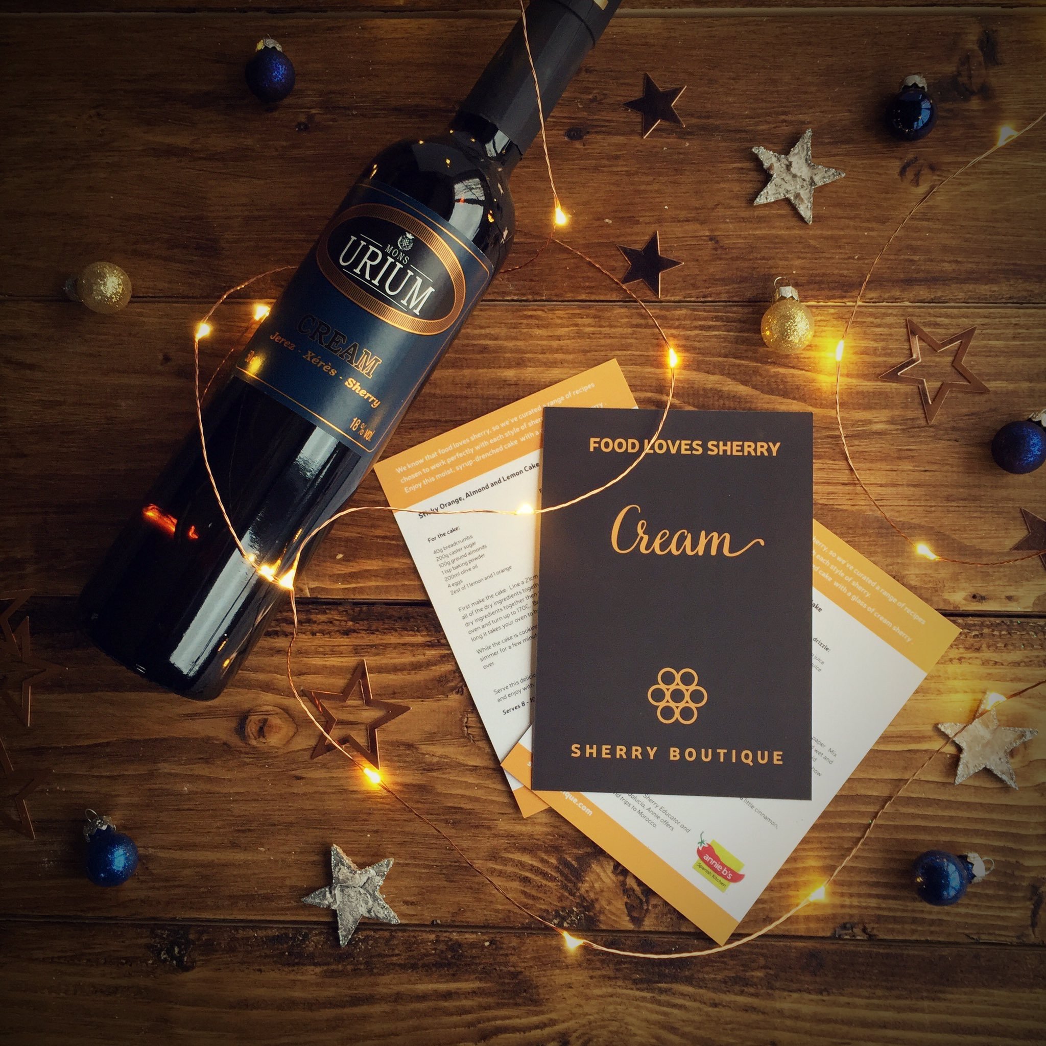 Best Christmas Sherry & Food Pairings from Annie B